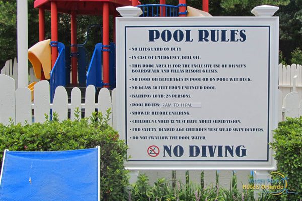 Disney's Boardwalk Inn Pool, 3 Pools, 200 Foot Water Slide