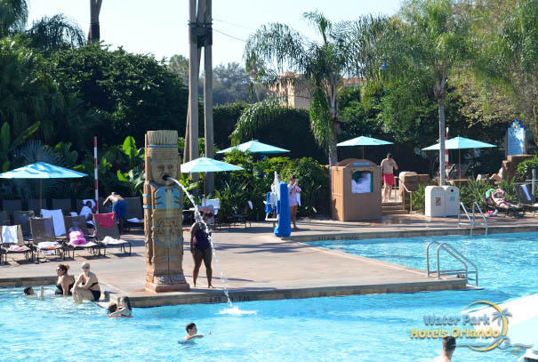 Disney Coronado Springs Resort Pool, Pictures, 123-foot water slide