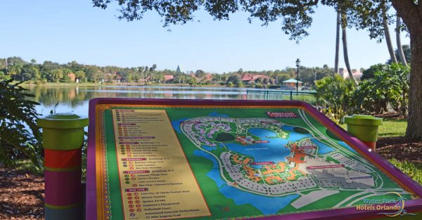 Disney's Coronado Springs Map with Directions
