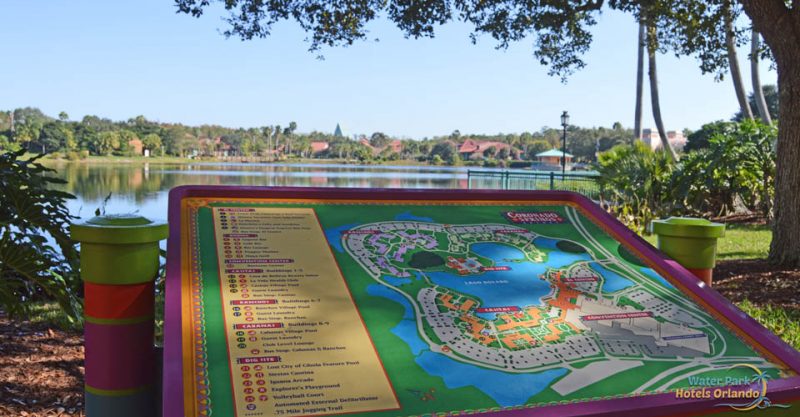 Disney's Coronado Springs Map with Directions