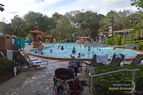 Disney's Port Orleans Riverside Resort - Water slide, Waterfalls