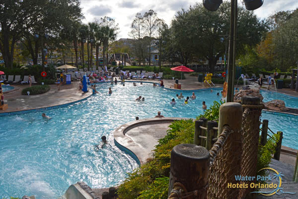 Disney's Port Orleans Riverside Resort - Water slide, Waterfalls