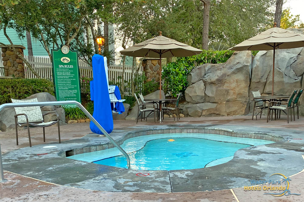 Disney Saratoga Springs Resort with 5 Pools, 2 large water slides