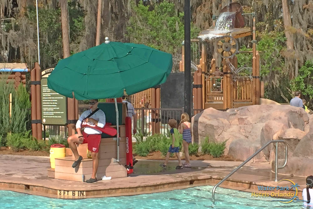 Disney Wilderness Lodge Swimming Pool - Water Slide