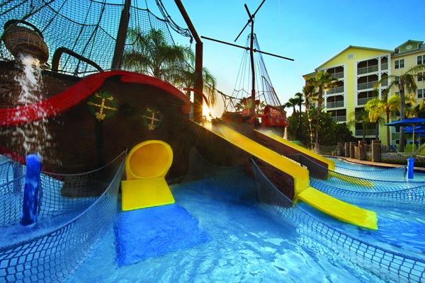 Marriott Harbour Lake Pool - 2 Pools, Pirate Ship Play Area