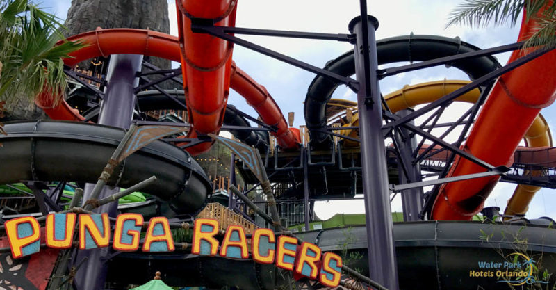 Universal Volcano Bay Punga Racers - Four Track Racing Water Slide