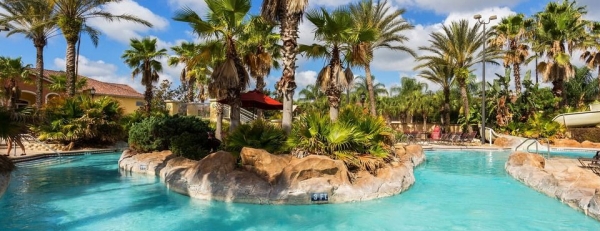 Regal Palms Resort Water Park - Water Slide, Lazy River, Zero Entry