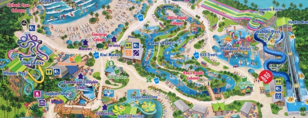 Aquatica SeaWorld Orlando Map and PDF
