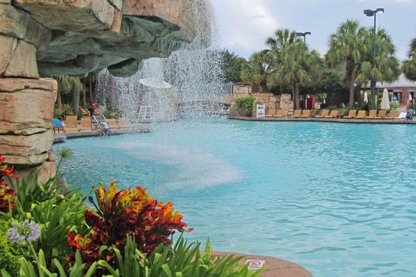 Walt Disney World Swan Resort with 4 Quiet Pools Water Slide, waterfall