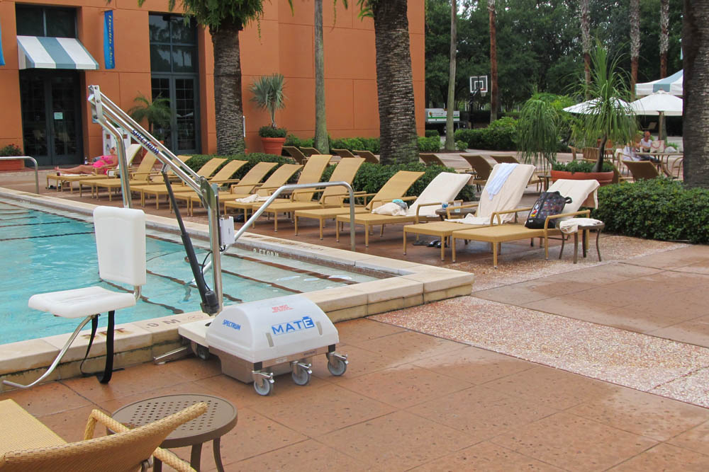 Walt Disney World Dolphin Resort - 4 Quiet, 1 Pool with Water Slide